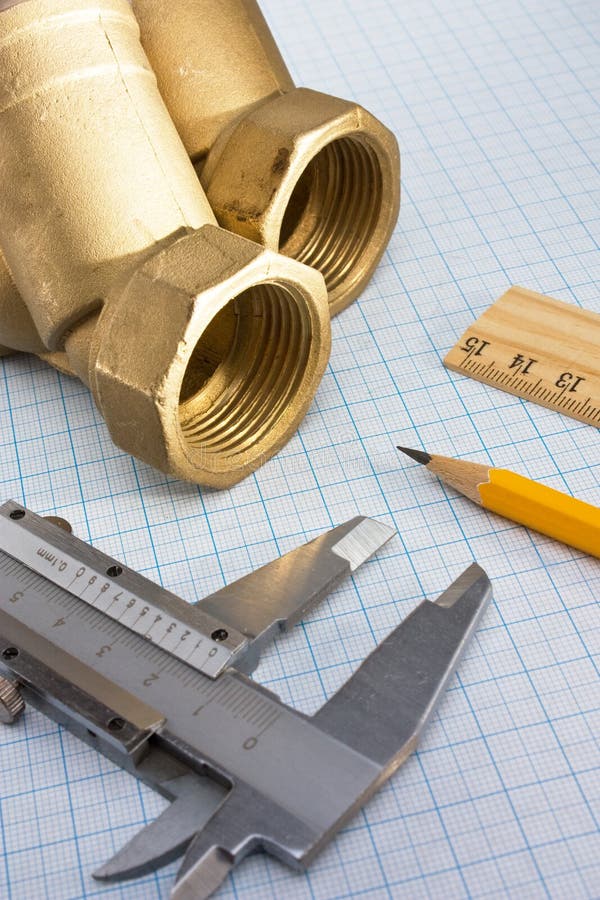 Water inlet valve stock image. Image of pipe, home, shiny - 52789147