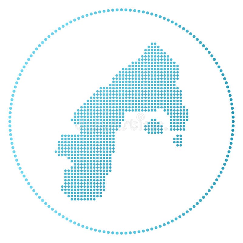 Digital Water Island logo. stock vector. Illustration of global - 184697104