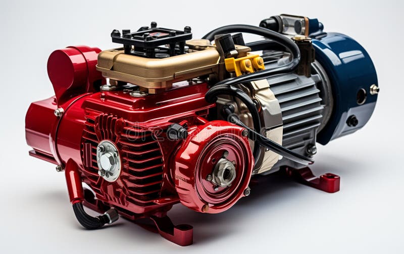 Water Jet Pump Machine White Background -Generative Ai Stock ...