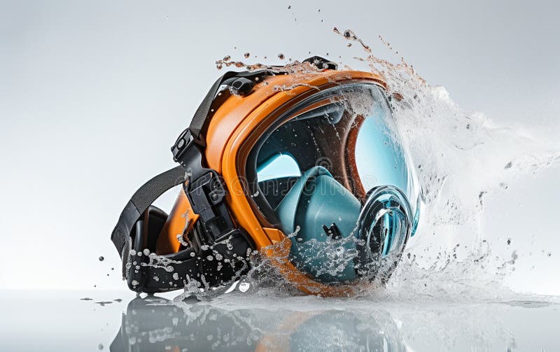 Water Jet Safety Apparatus White Background -Generative Ai Stock ...