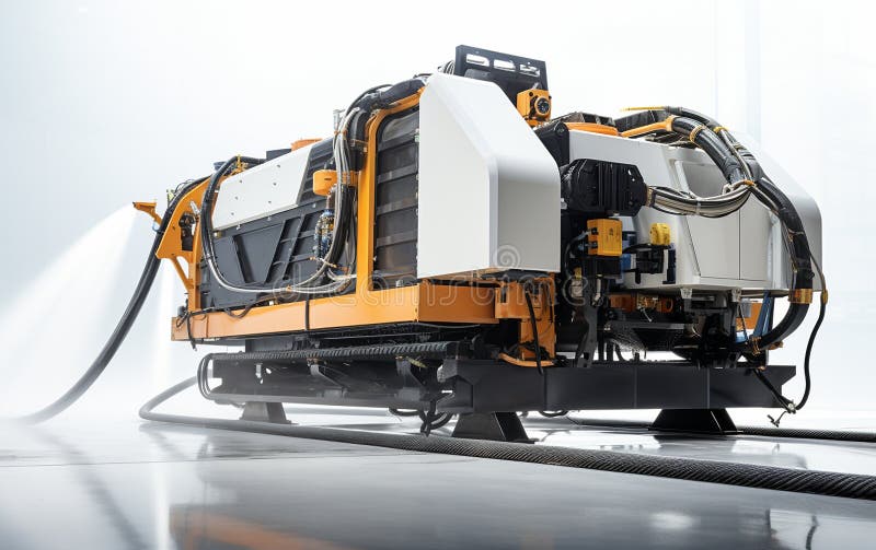 Water Jet Sandblasting Machine White Background -Generative Ai Stock ...