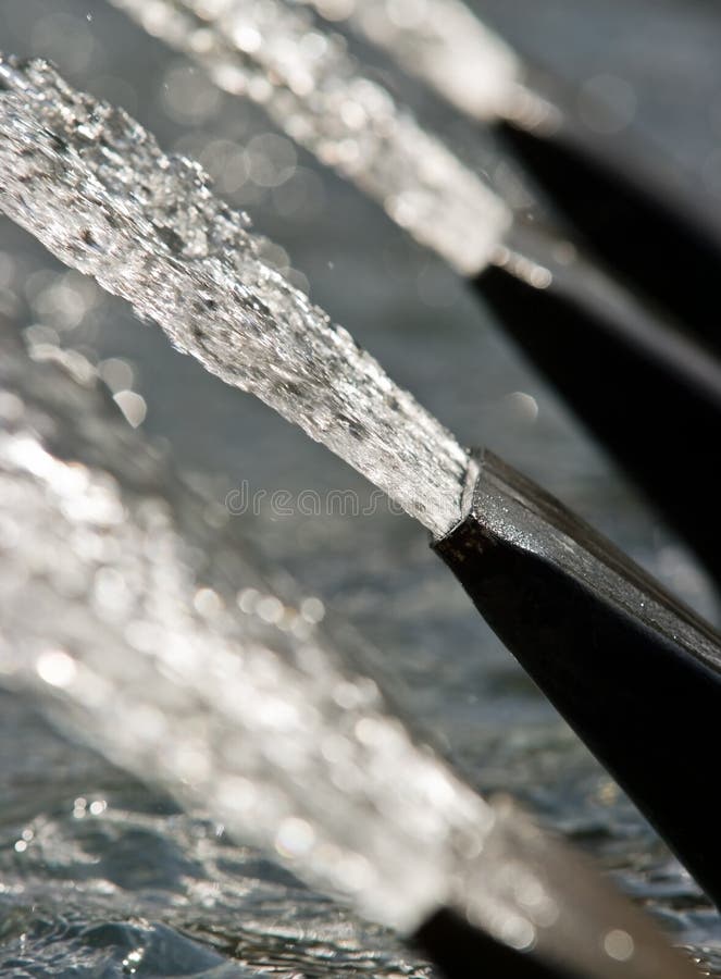 Water jets stock image. Image of water, drops, flowing - 17639511