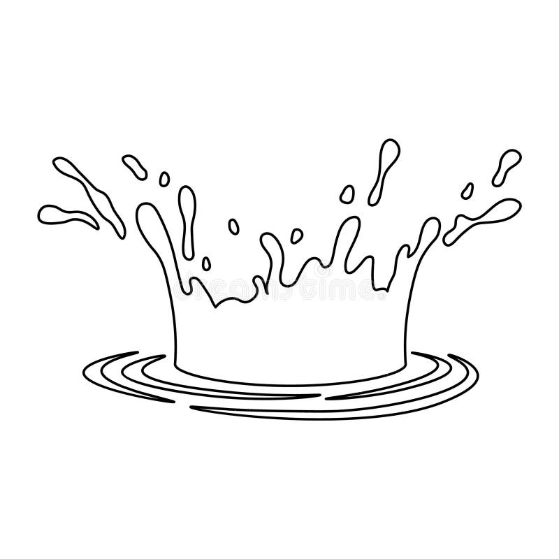 Water and Juice Splash Liquide. a Water Splash, Exuberant Display of ...