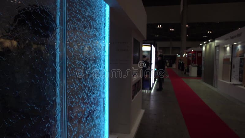 Water Keeps Circulating Inside Acrylic Panels Projecting a Healing Vibe ...