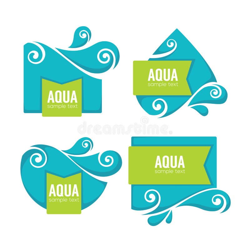 Water labels stock vector. Illustration of ecology, environmental ...