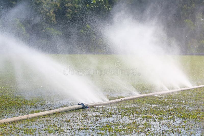 Water Leaking from Hole in a Hose Stock Photo - Image of industrial ...