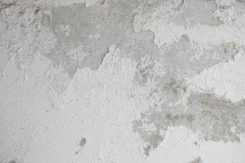 Water Leaks on the Wall Damage the Paint. Stock Image - Image of rain ...