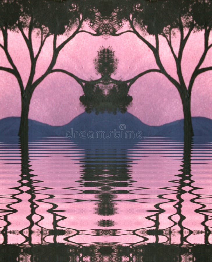 Water Level Abstract Reflection Background Stock Image - Image of ...