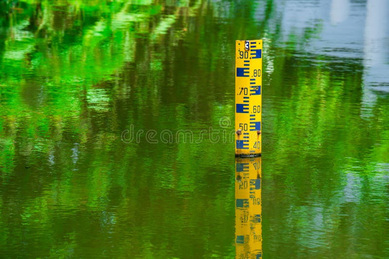 Water Level Depth Meter, Gauge, Concepts for Natural Resources. Water ...