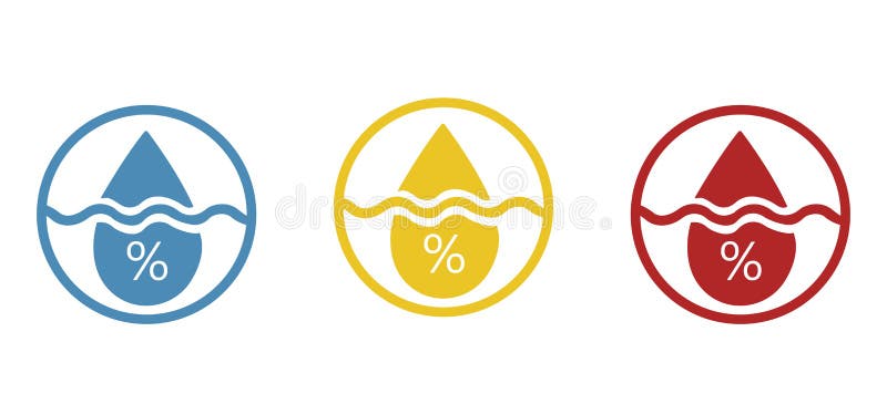 Water Level Icon, Vector Illustration Stock Vector - Illustration of ...