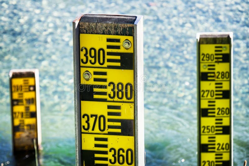 Water level indicator stock photo. Image of surface, flood - 30009448