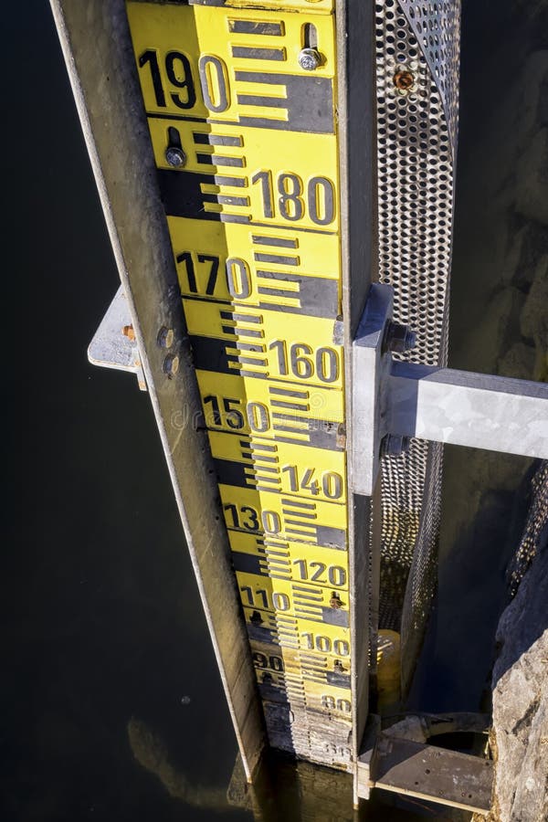 Water level indicator stock image. Image of meter, empty - 36100425