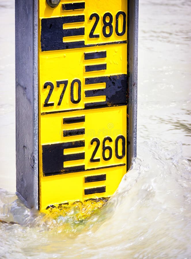 Water level indicator stock photo. Image of surface, flood - 30009448