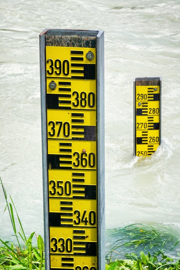 Water level indicator stock photo. Image of surface, flood - 30009448