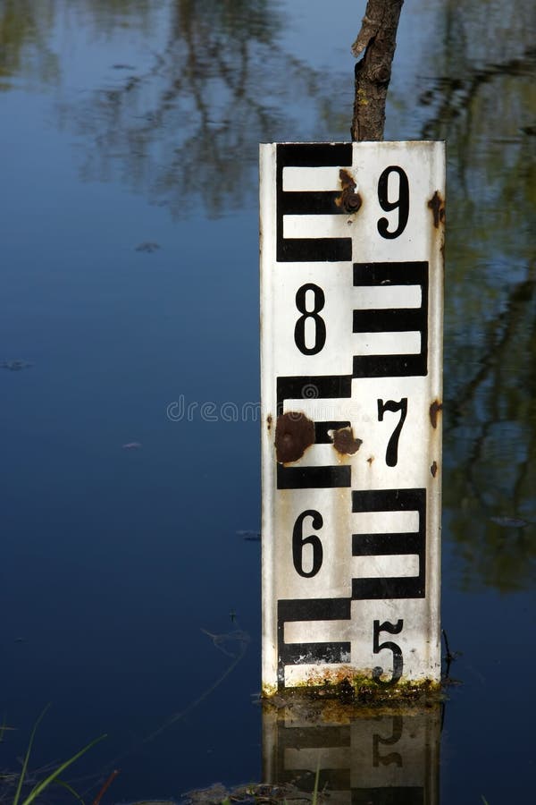 Water level measure stock photo. Image of level, black - 4851204