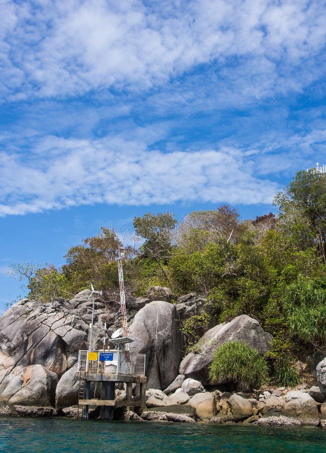 Water Level Measurement Station Editorial Photography - Image of blue ...