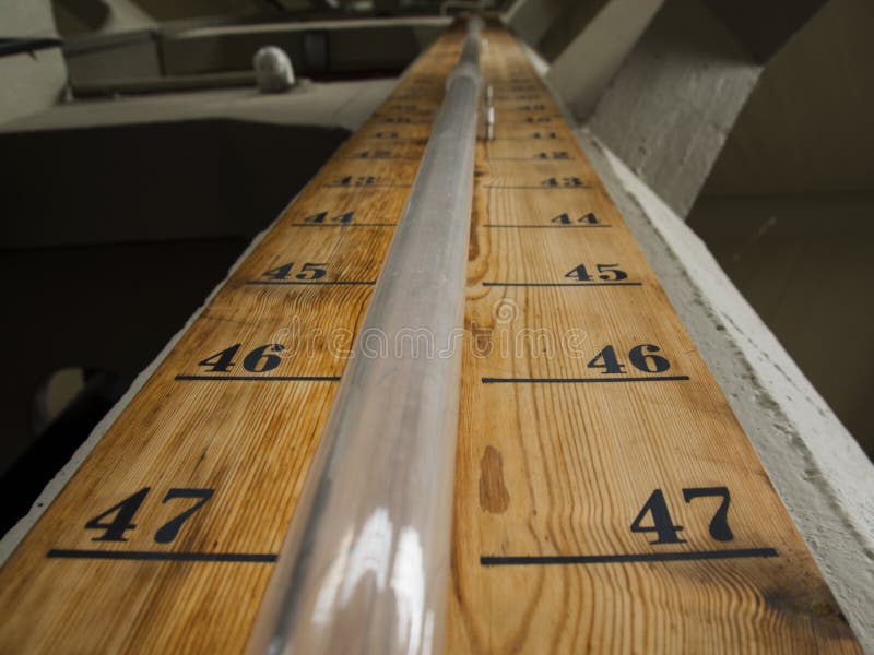 Water Level Meter Inside the Water Tower Stock Image - Image of city ...