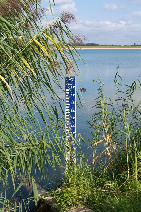 Water level meter stock image. Image of dutch, level - 197228881