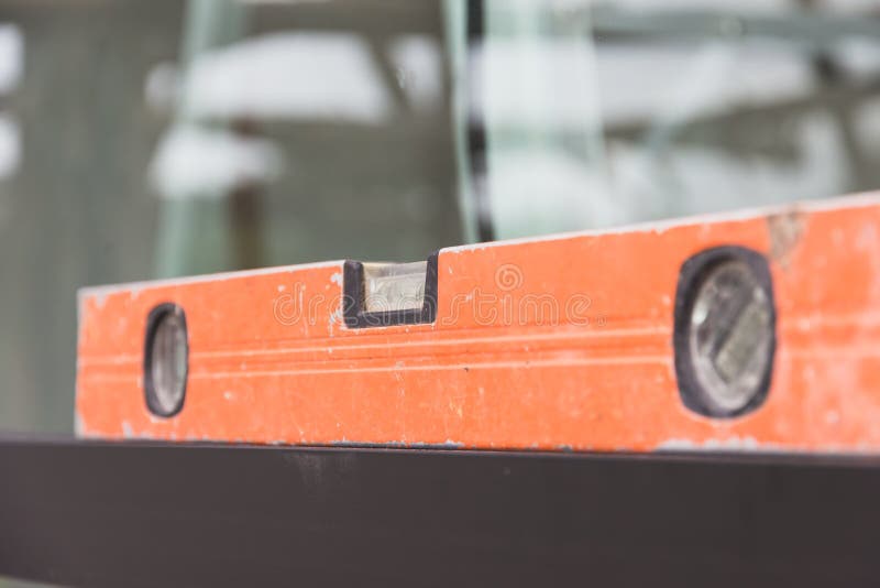 Water level tool stock image. Image of level, glass - 100566383