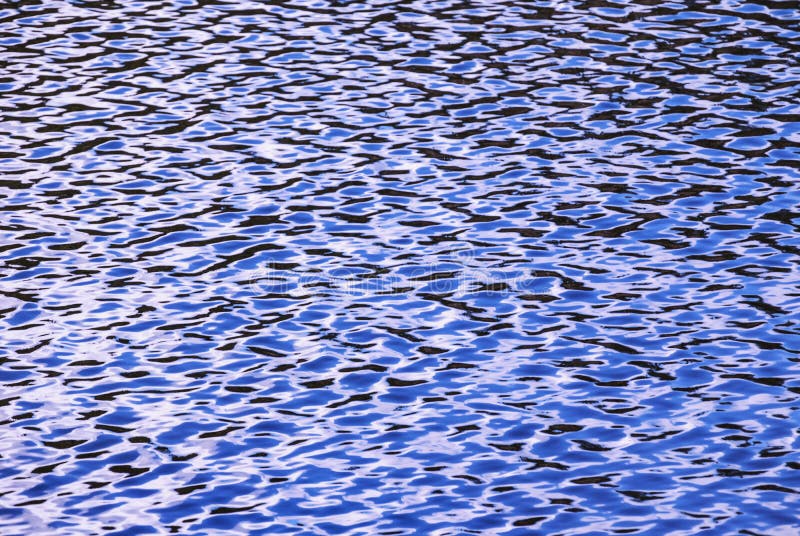 Water Level, Water in Motion. Reflected Structure of the Surroundings ...