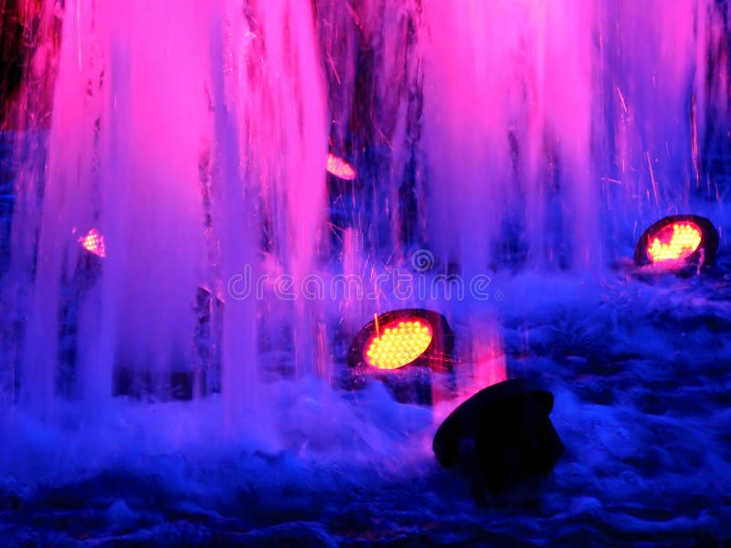 Water and light stock photo. Image of flow, projector - 18449418