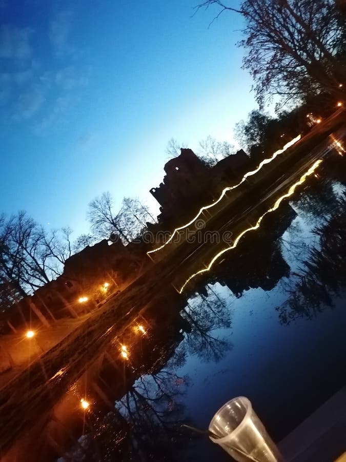 Water, light, nice evening stock image. Image of evening - 199205887