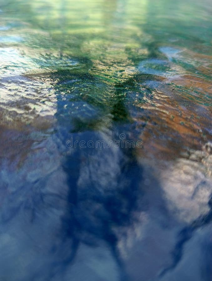 Water-like Flat Glass Pattern Isolated on Abstract Background Stock ...