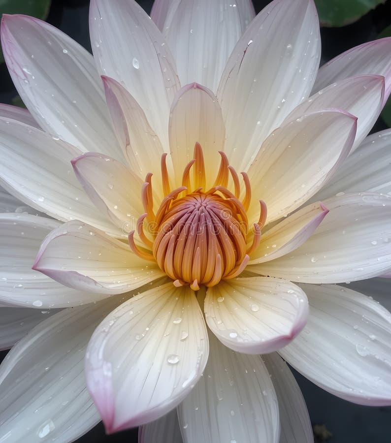 Water-like petals stock image. Image of nature, delicate - 388195007