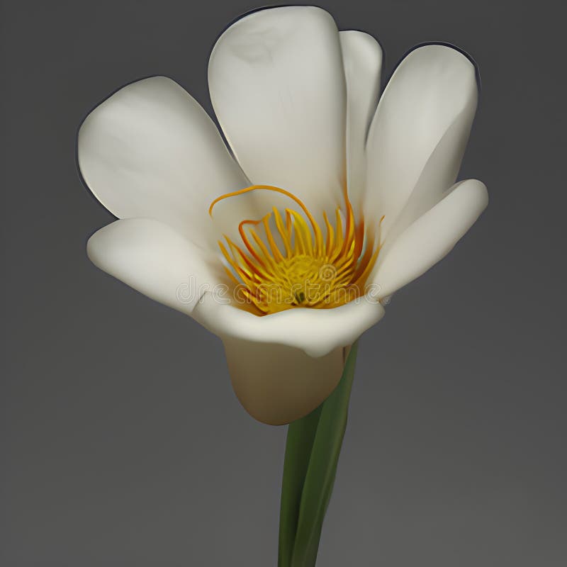 Water Lily Flower Vector Image Stock Illustration - Illustration of ...