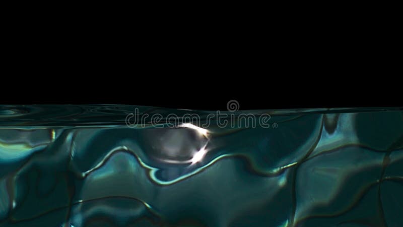 Water Line Splashing, Water Splash Isolated on Clean Background Stock ...