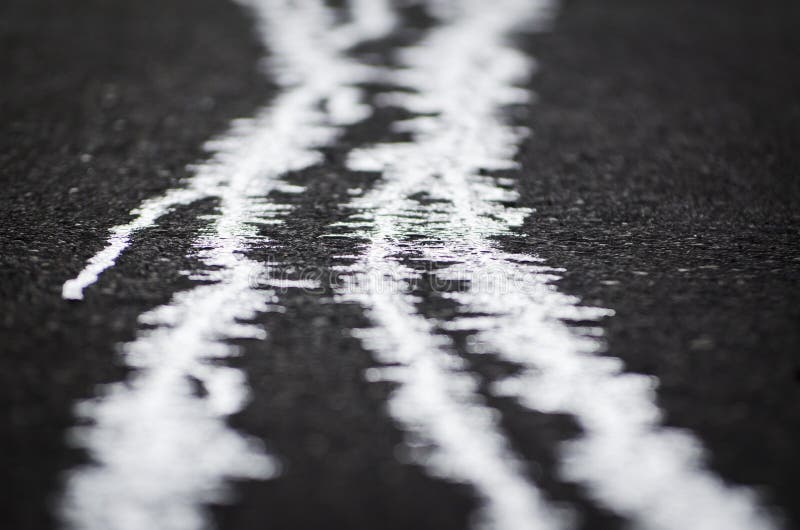 Water lines stock image. Image of road, black, drenched - 34150147