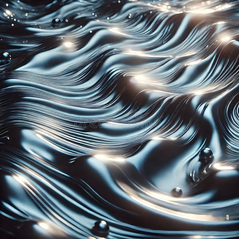 Water liquid reflection stock illustration. Illustration of texture ...