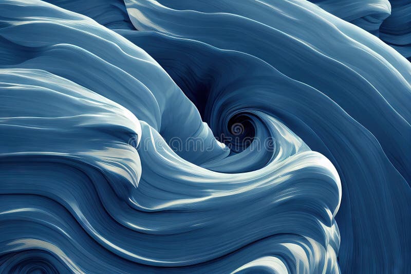 Water Liquid Whirl Splashes and Fluid Wave Swirl Falling with Air ...