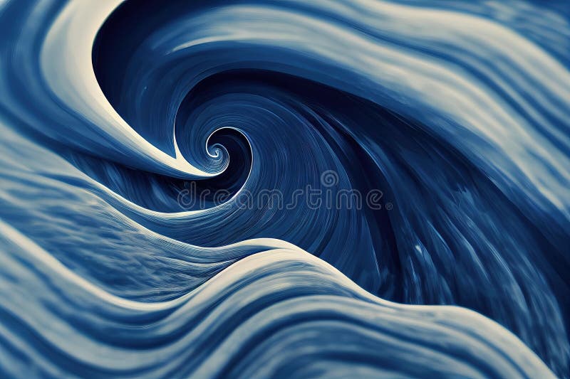 Water Liquid Whirl Splashes and Fluid Wave Swirl Falling with Air ...