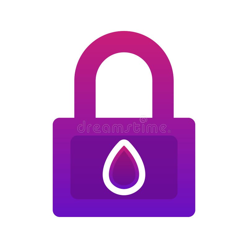 Water Lock Logo Icon Design Stock Vector - Illustration of logotype ...