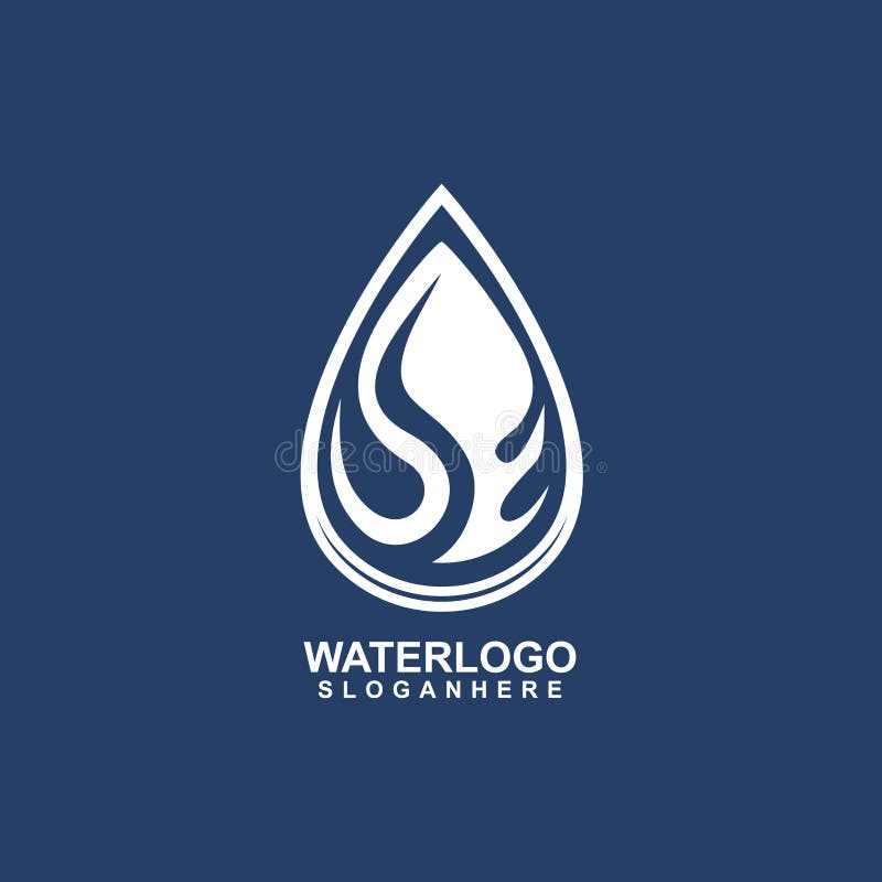Water logo stock vector. Illustration of motion, fresh - 256560164