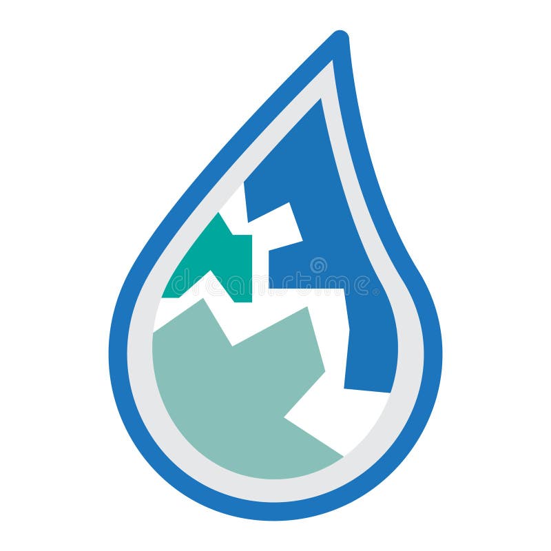 Water logo icon design stock vector. Illustration of elements - 94345682