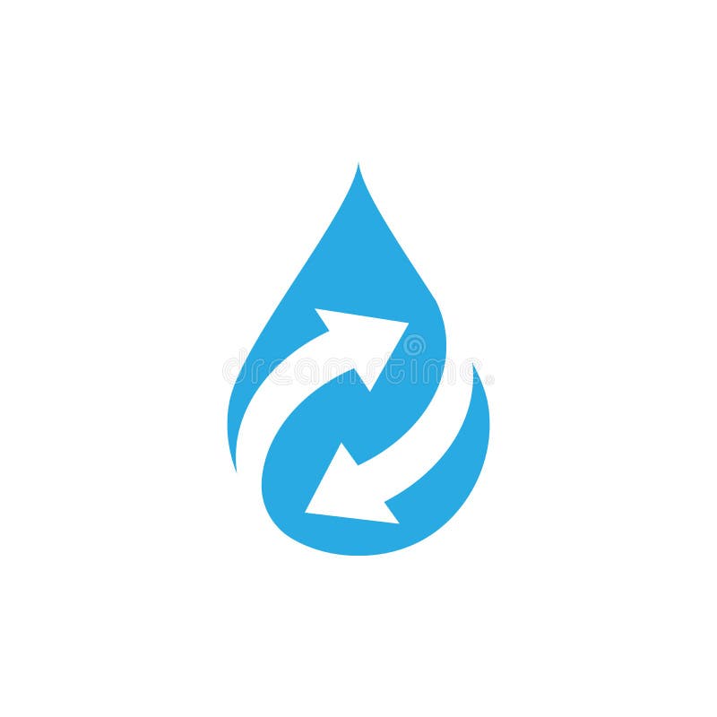 Water Logo Vector Design Template Stock Vector - Illustration of ...