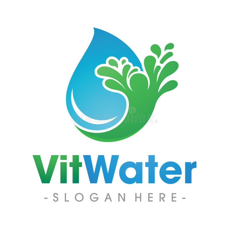 Water Logo design stock vector. Illustration of corporate - 183507312