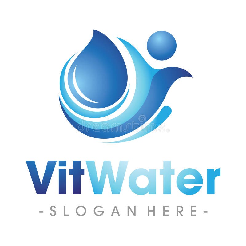 Water Logo design stock vector. Illustration of corporate - 183507312