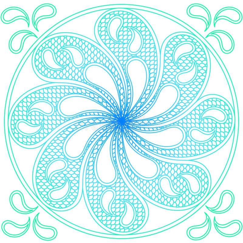 Water Mandala Stock Illustrations – 5,833 Water Mandala Stock ...