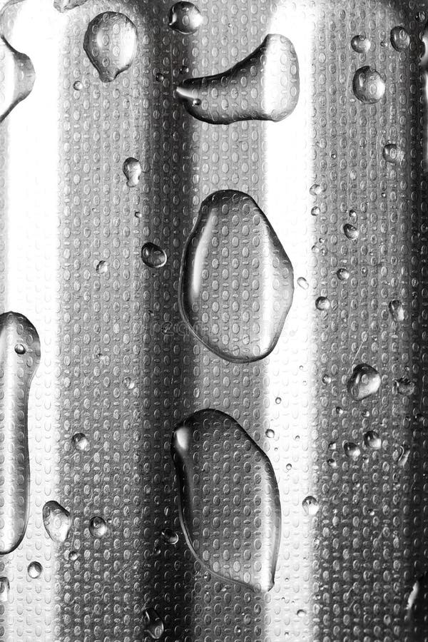 Water on Metal Surface As Background Stock Image - Image of water ...