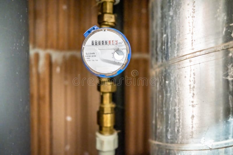 Water Meter or Counter stock image. Image of service - 227260861