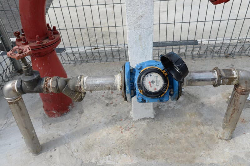 Water Meter stock photo. Image of measure, dial, meter - 58983802