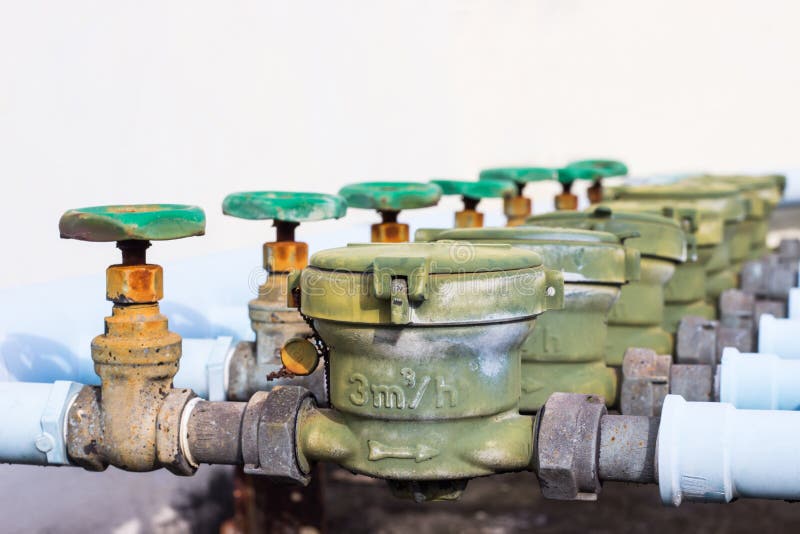 Water Meter for Rooms and Buildings Stock Photo - Image of delivery ...