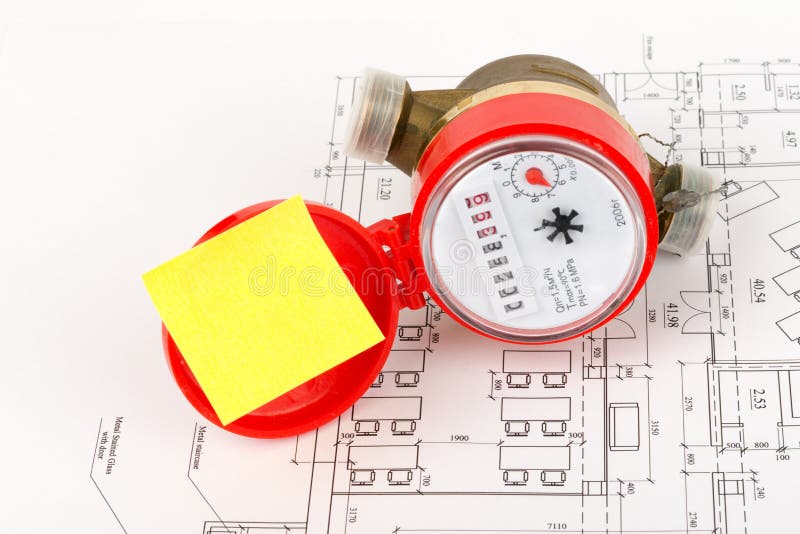 Water Meter Sticker Draft Stock Photos - Free & Royalty-Free Stock ...