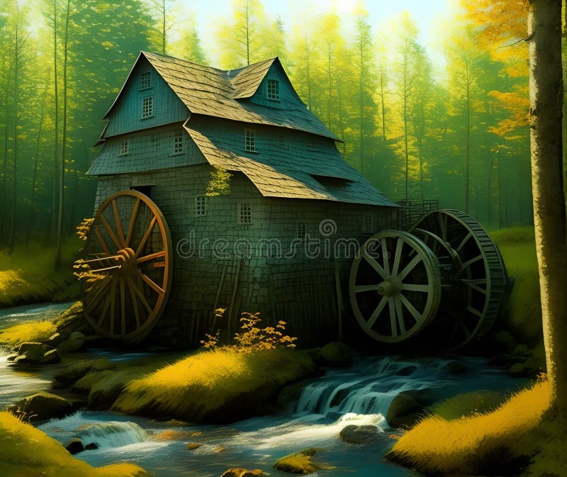 Digital Water Mill Stock Illustrations – 222 Digital Water Mill Stock Illustrations, Vectors ...