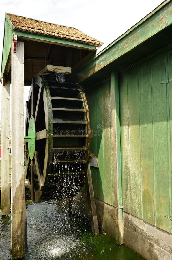 Water Mill - Holland, Michigan Stock Image - Image of green, working ...