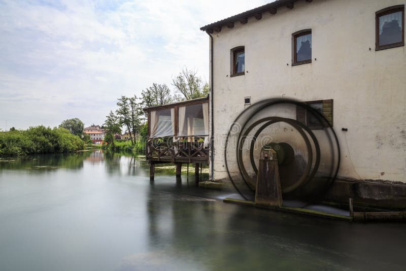 Water mill stock photo. Image of watermill, summer, wooden - 57112938