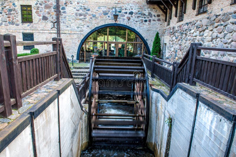 Water Mill, and Stone Architecture Stock Image - Image of stone ...
